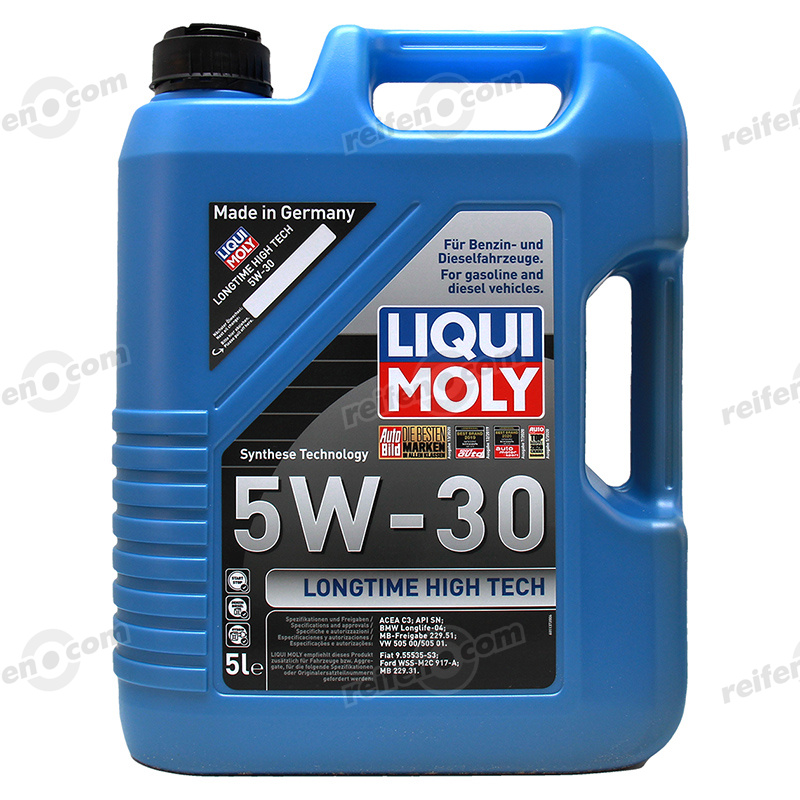 Liqui Moly Longtime High Tech 5W-30 5 Litres | buy at reifen.com Liqui Moly Longtime High Tech 5W-30 5 Litres | buy at reifen.com