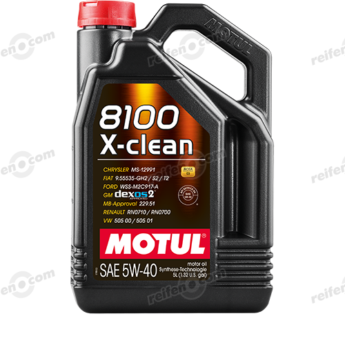 Motul 8100 X-CLEAN 5W-40 5 Litres DE | buy at reifen.com