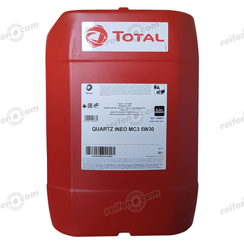 Total Quartz Ineo MC3 5W-30 20 Litres | buy at reifen.com